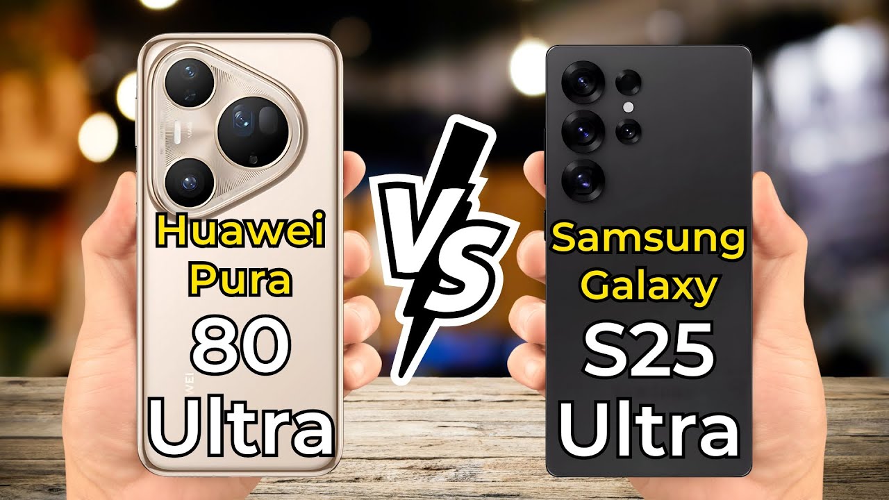 Huawei Pura 80 Ultra vs Samsung Galaxy S25 Ultra : duel d'appareils photo